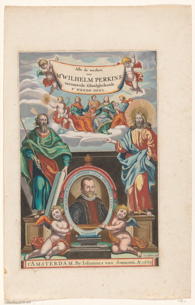 Portrait of William Perkins (Title page for: William Perkins, All the ...