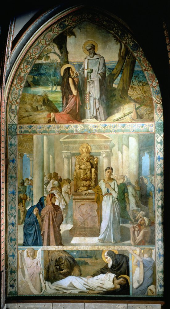 History of Saint Mary the Egyptian by Theodore Chasseriau