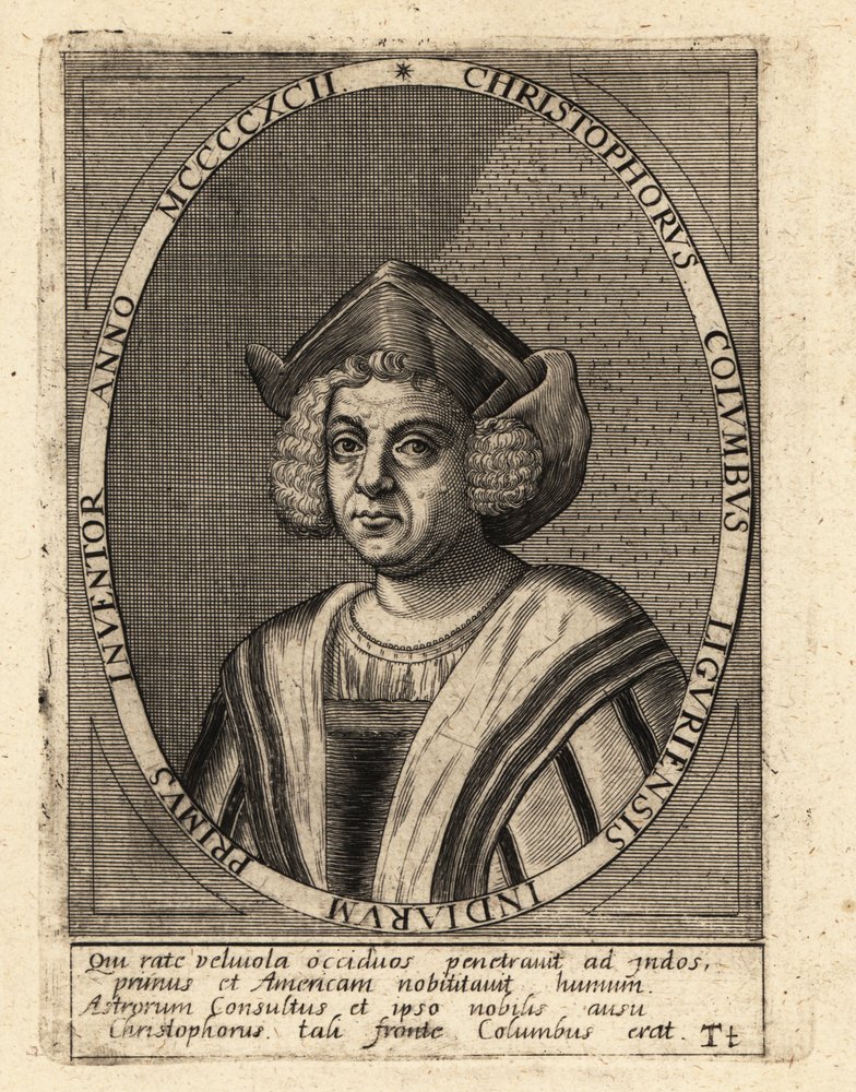 Christopher Columbus, Italian explorer and colonizer