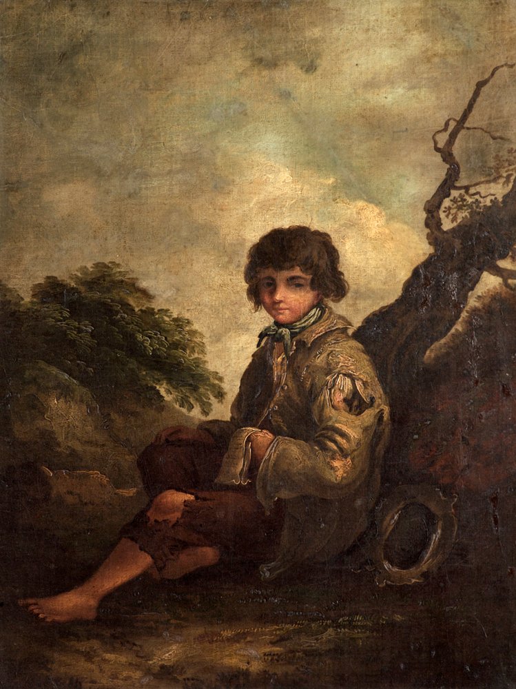 A Young Ballad Singer by Thomas Barker of Bath