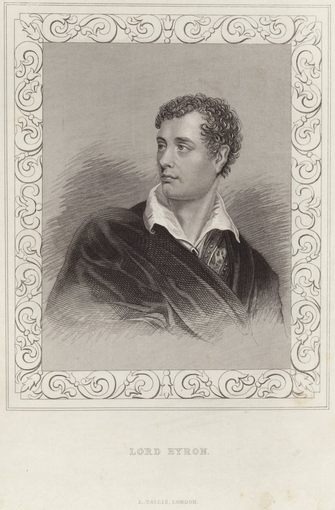 Portrait of Lord Byron by Thomas Phillips: Fine art print