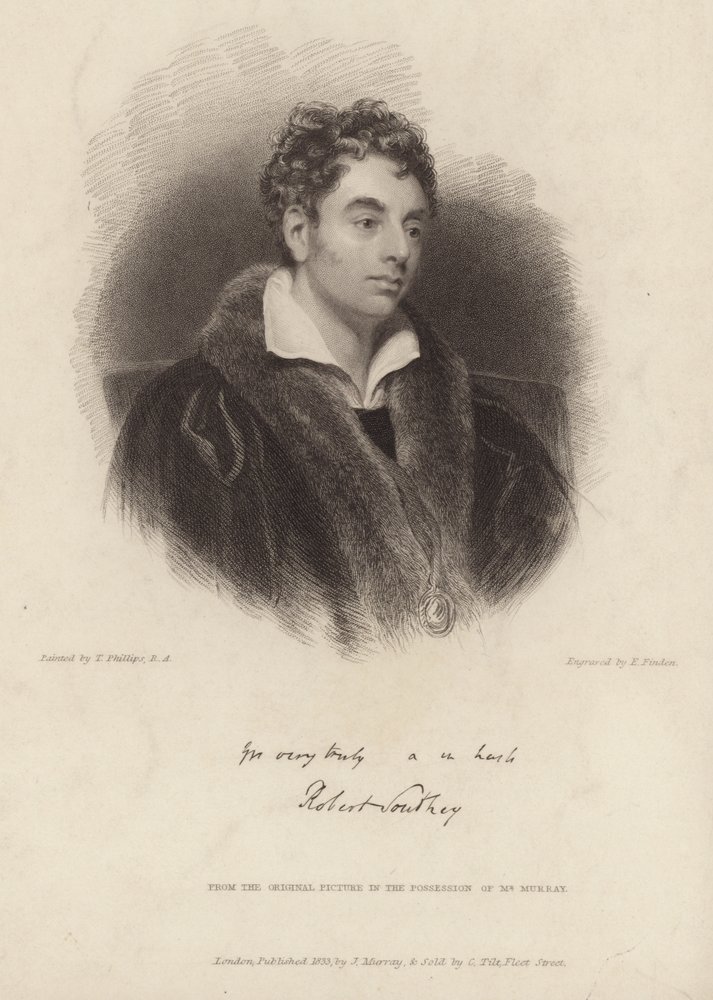 Portrait of Robert Southey by Thomas Phillips
