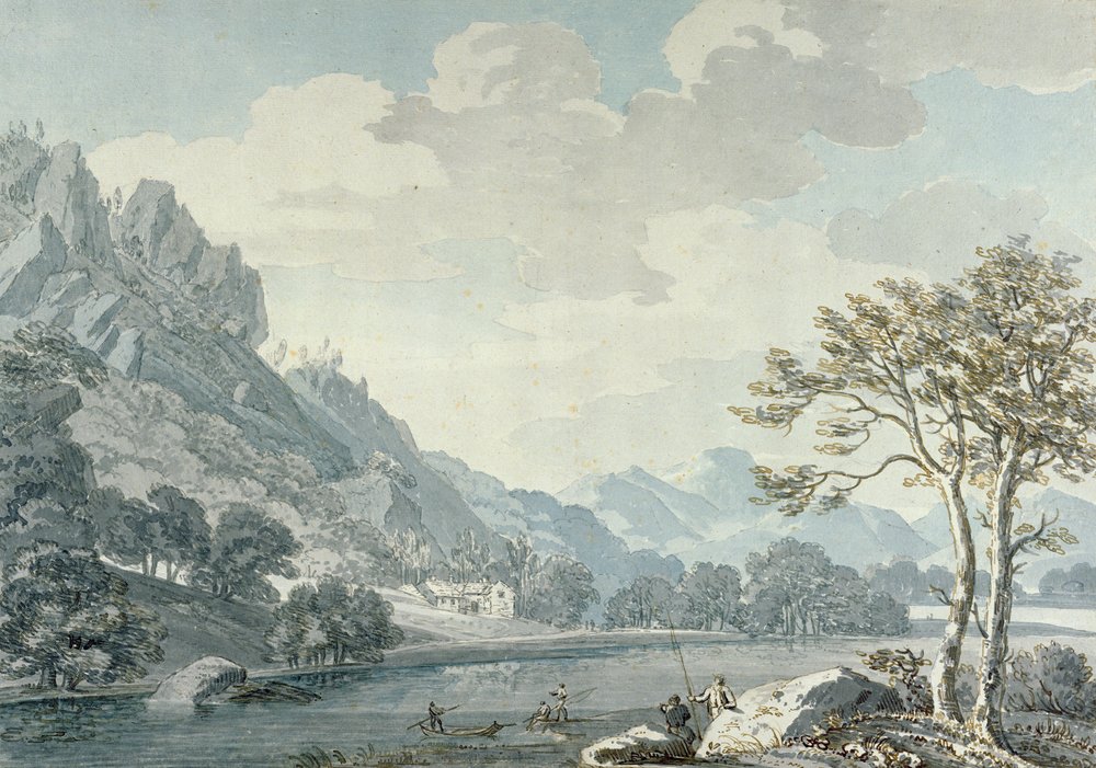 View of Ullswater from Pooley Bridge by Thomas Sunderland