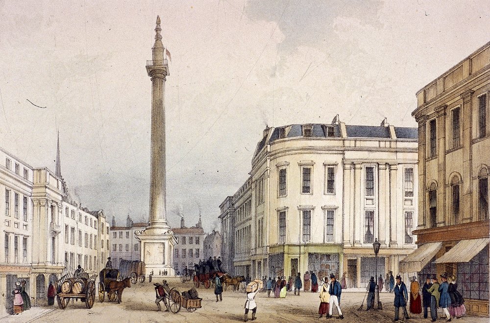 Monument, London, c. 1855 by Thomas Colman Dibdin