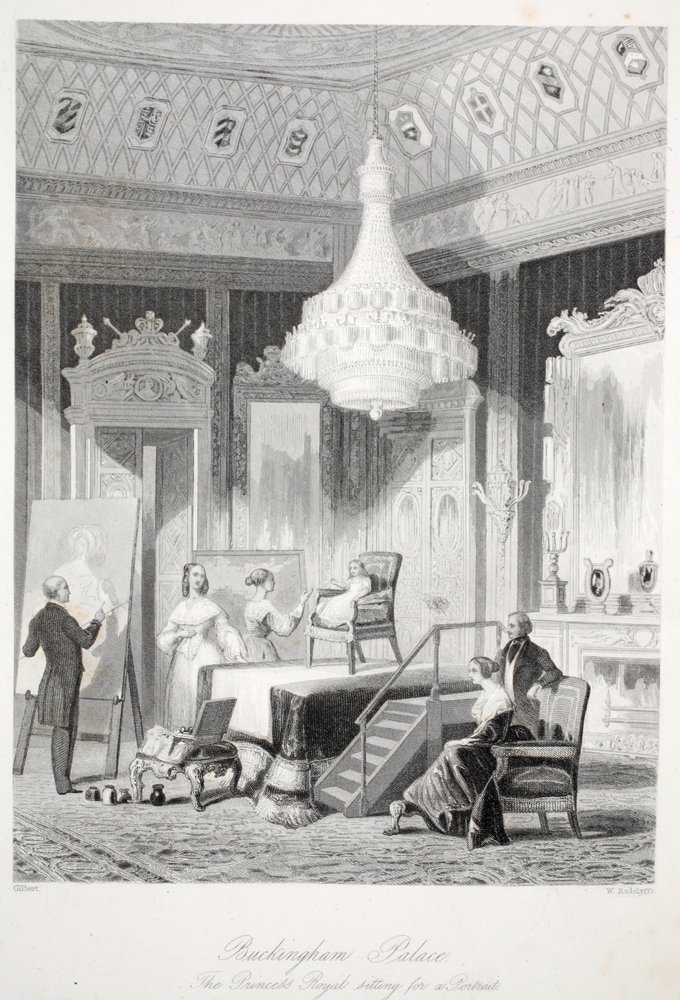 Buckingham Palace - The Princess Royal sitting for a Portrait, from ...