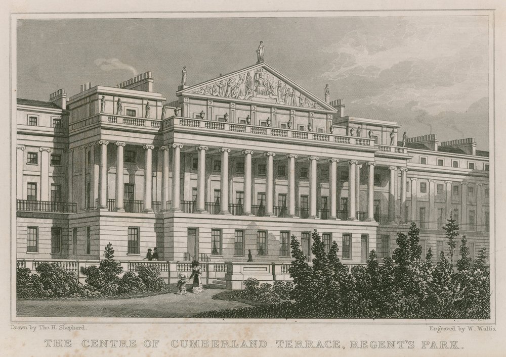 Centre of Cumberland Terrace, Regent's Park, London