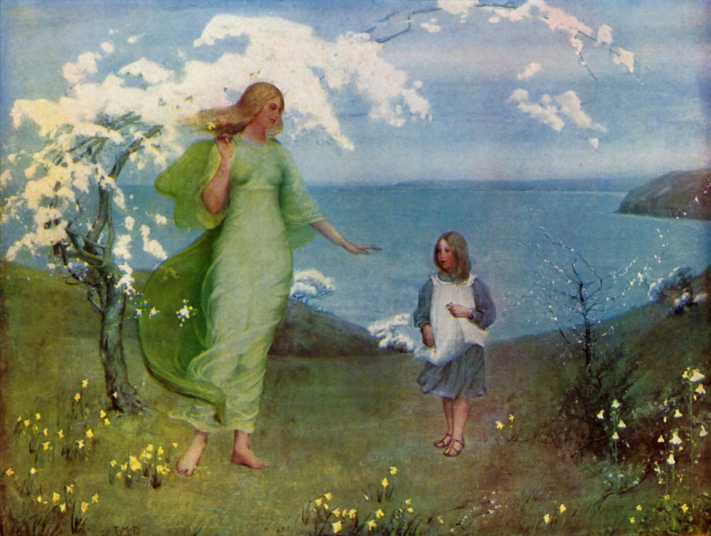 A Vision of Spring by Thomas Millie Dow: Fine art print