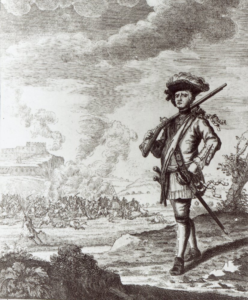 Captain Henry Morgan at the sack of Panama in 1671
