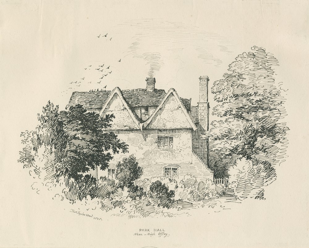 High Offley - Park Hall by Thomas Peploe Wood