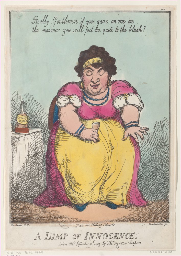 A Lump of Innocence, September 30, 1809 by Thomas Rowlandson