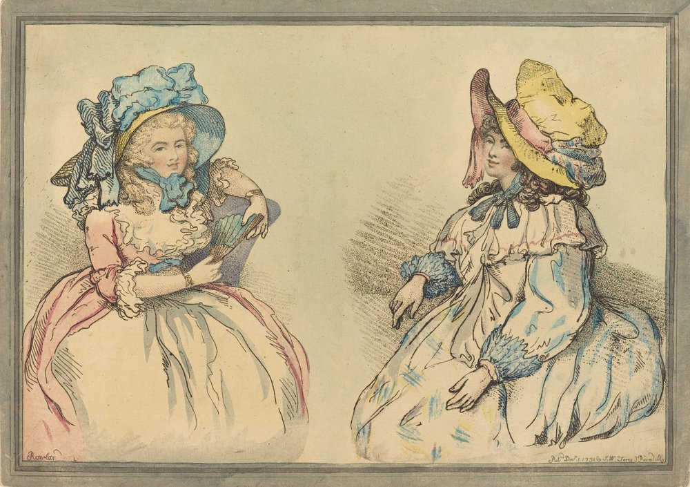 Beauties by Thomas Rowlandson: Buy fine art print