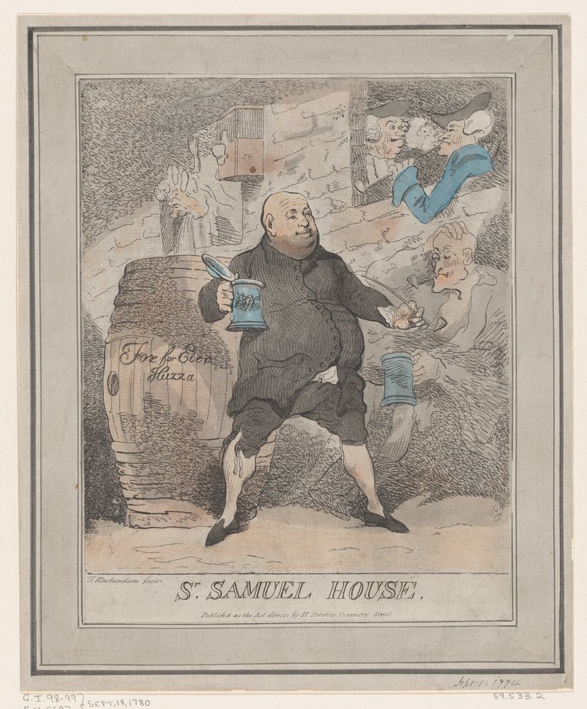 Sr. Samuel House, [1780] reissued 1786-91
