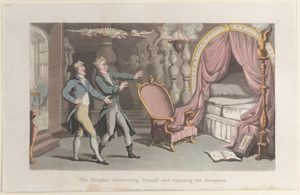 The Prophet discovering himself and exposing the deception, from ...