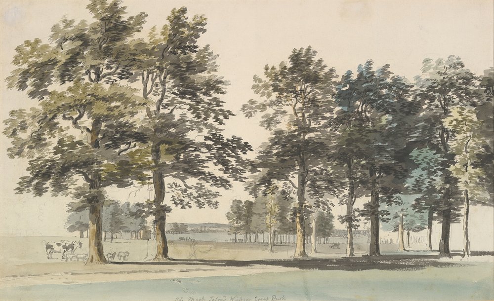 The Moat Island, Windsor Great Park by Thomas Sandby