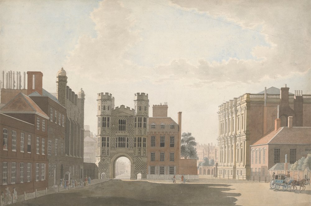 Whitehall Showing Holbein's Gate and Banqueting Hall