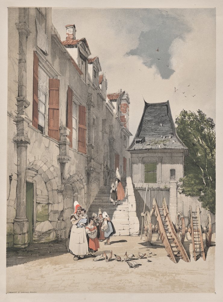 Picturesque Architecture in Paris, Ghent, Antwerp, Rouen: L'Abbaye St ...