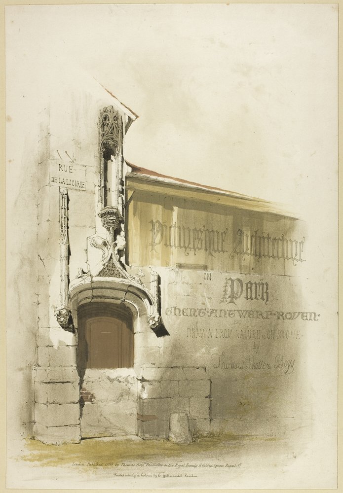 Picturesque Architecture in Paris, Ghent, Antwerp, Touen, etc.