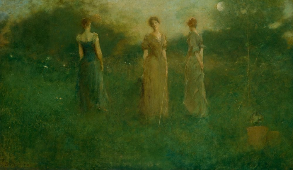 In the Garden by Thomas Wilmer Dewing: Buy fine art print