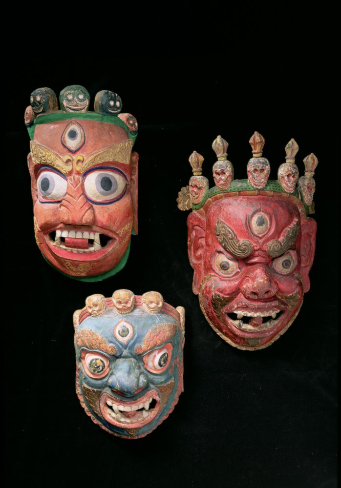Masks by Tibetan School: Highest-quality art reproduction