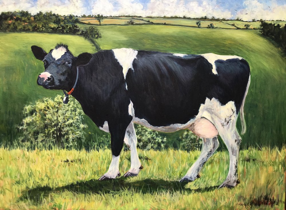 Cow by Tilly Willis: Highest-quality art reproduction