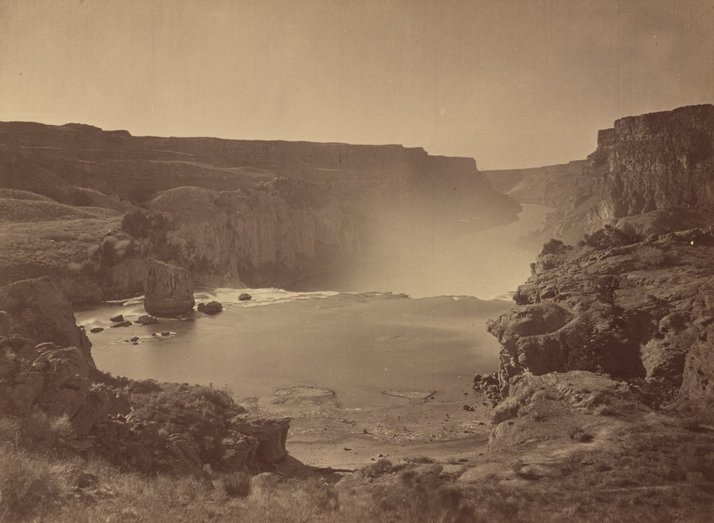Shoshone Falls, Snake River, Idaho by Tim O Sullivan