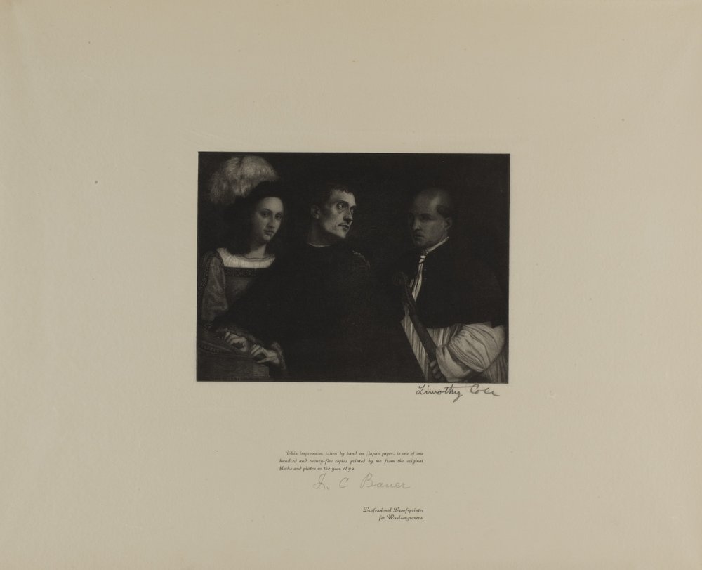 Old Italian Masters by Timothy Cole: Buy fine art print