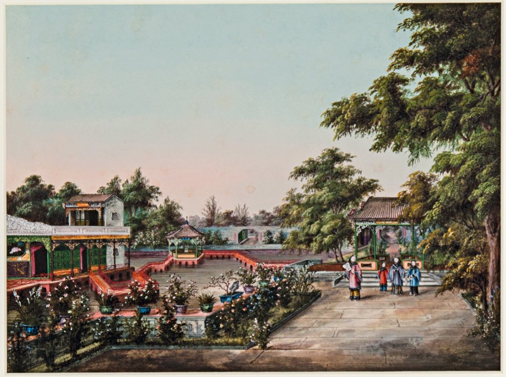 Howqua's Garden, Honam by Tingqua: Premium art reproduction