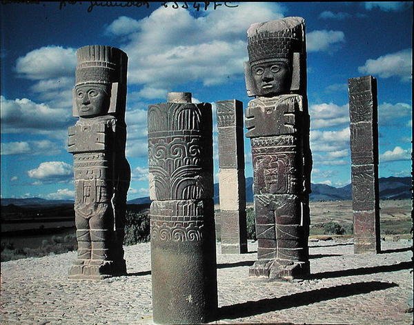 The Atlantean Columns on Top of Pyramid B by Toltec