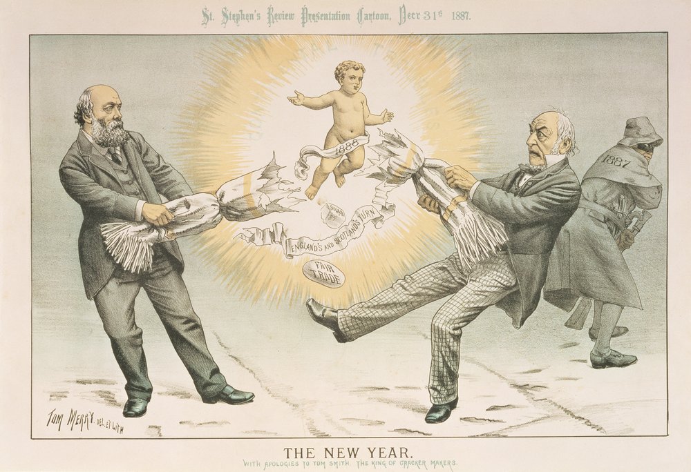 The New Year, from 'St. Stephen's Review Presentation Cartoon', 31 ...