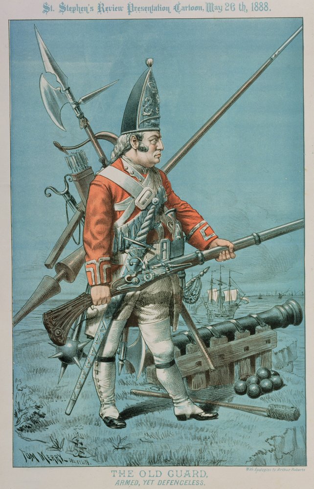 The Old Guard, Armed Yet Defenceless, from 'St. Stephen's Review ...