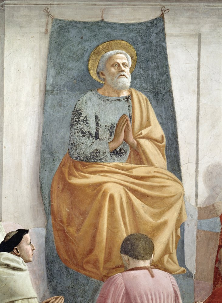 St. Peter Enthroned as First Bishop of Antioch (detail)
