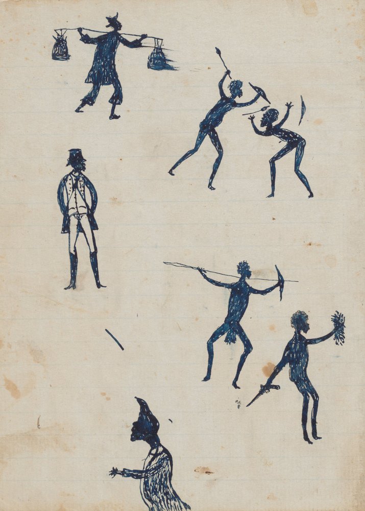 Chinese Man; Men Fighting and Hunting; Squatter; Profile