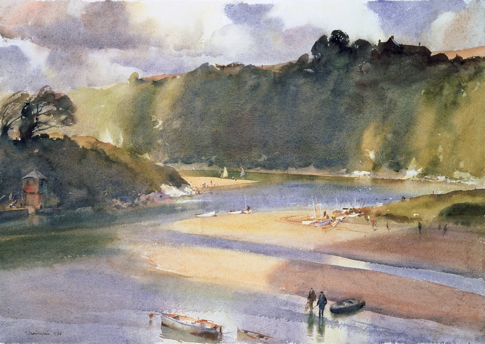 Summer in the Estuary, Devon by Trevor Chamberlain