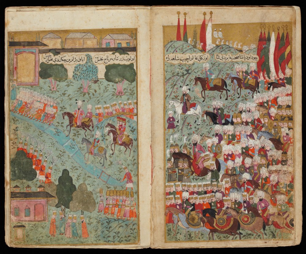 Mehmed III Arrives at the Head of the Victorious Army in Istanbul