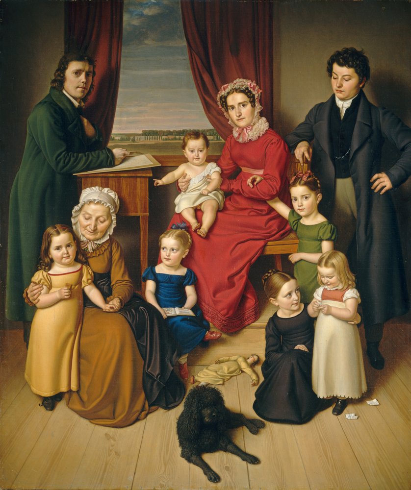 An Artist and His Family by Unbekannt: Buy fine art print