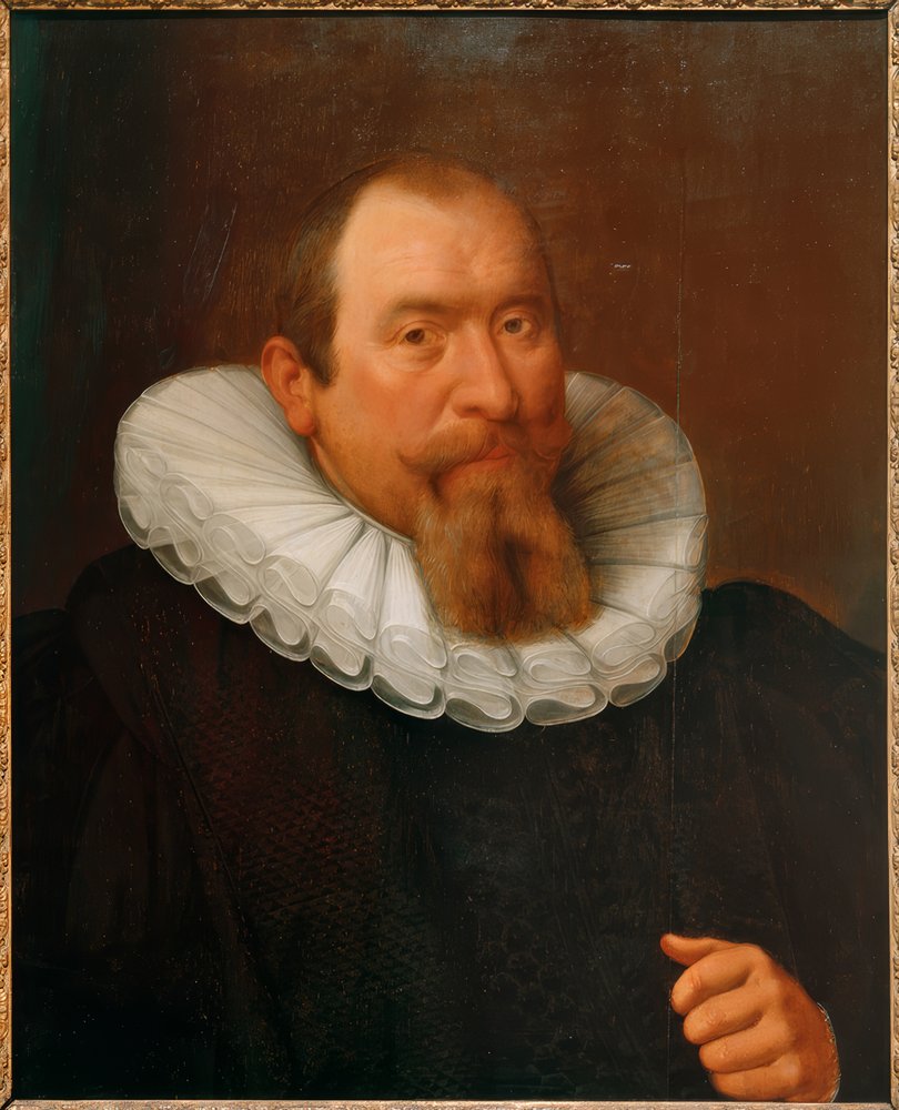 Bust Portrait of a Gentleman with Long Chin Beard, Facing Right