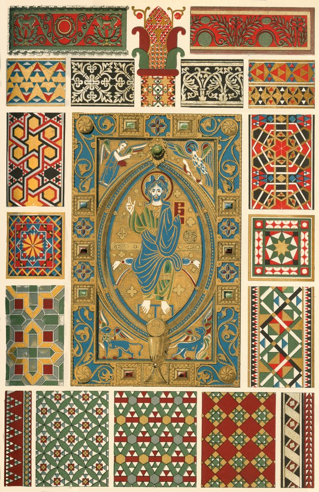 Byzantine Incrusted Enamel, Marble Mosaic, Glass Mosaic