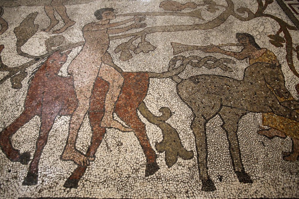 Central Nave Mosaic on the Floor of Otranto Duomo: Riders