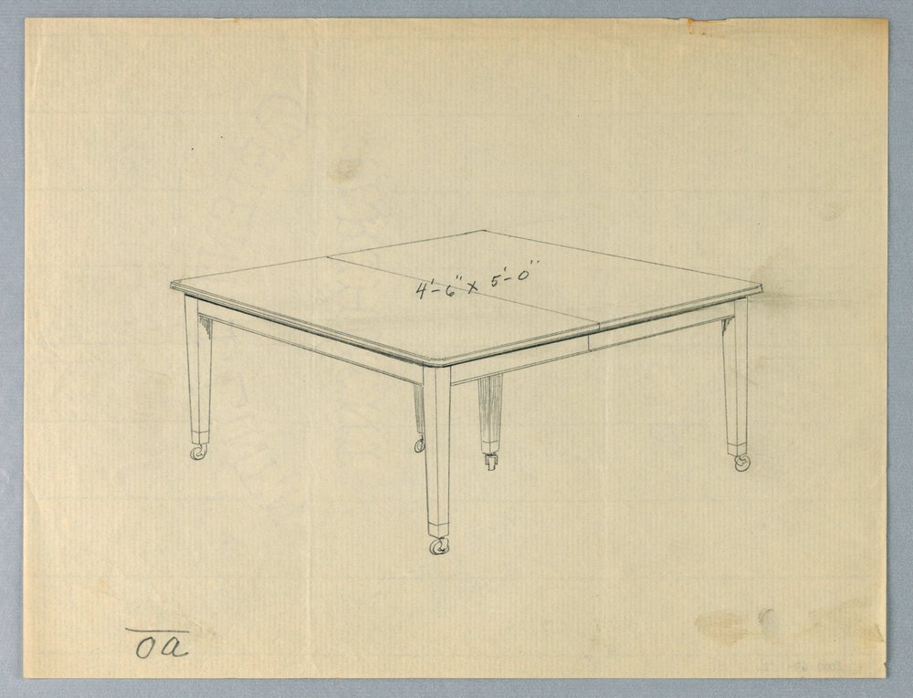 Design for a Six-Legged Rectangular Dining Table