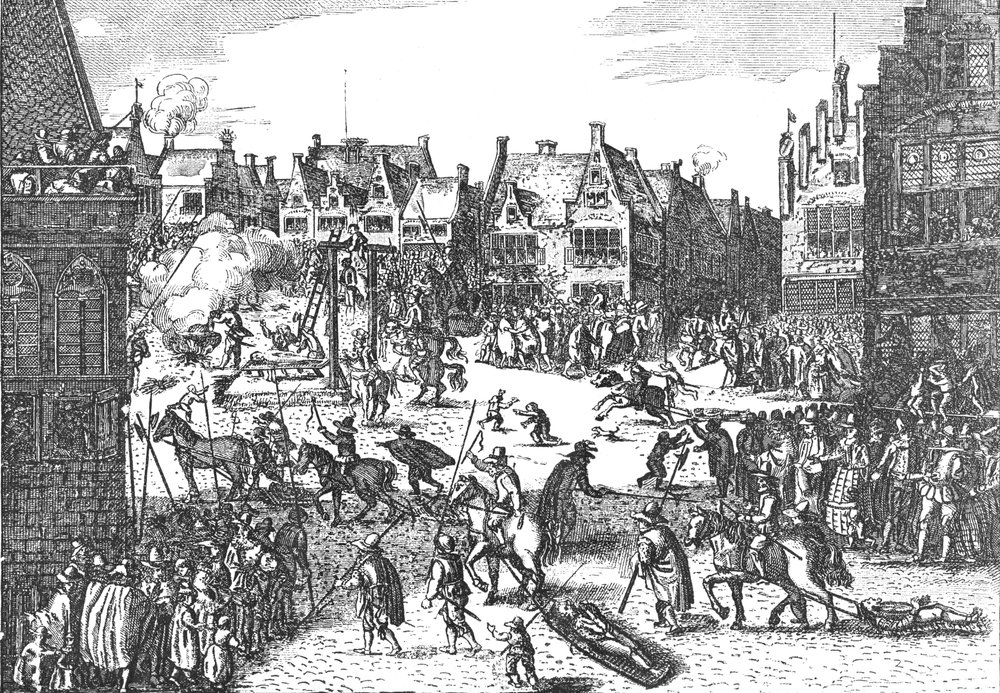 Execution of the Conspirators of the Gunpowder Plot in 1606