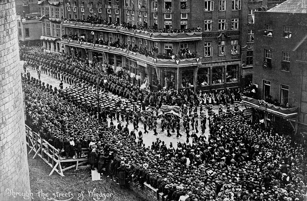 Funeral Procession of King Edward VII, Windsor, Berkshire, 1910