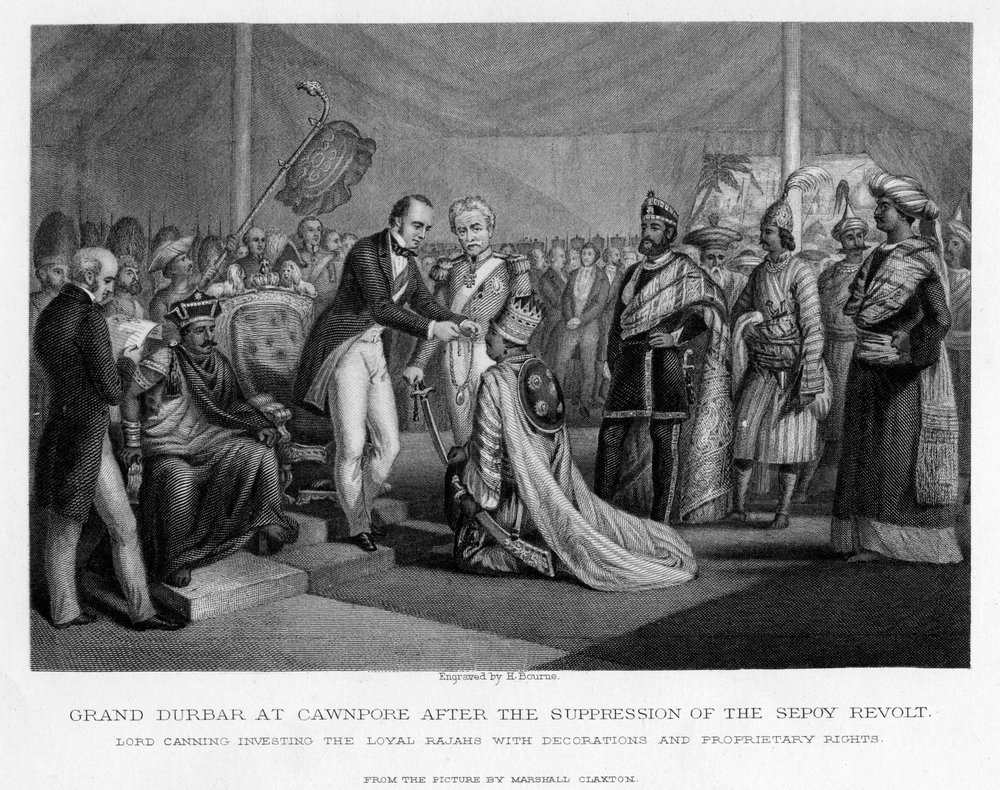 Grand Durbar at Cawnpore after the Suppression of the Sepoy Revolt