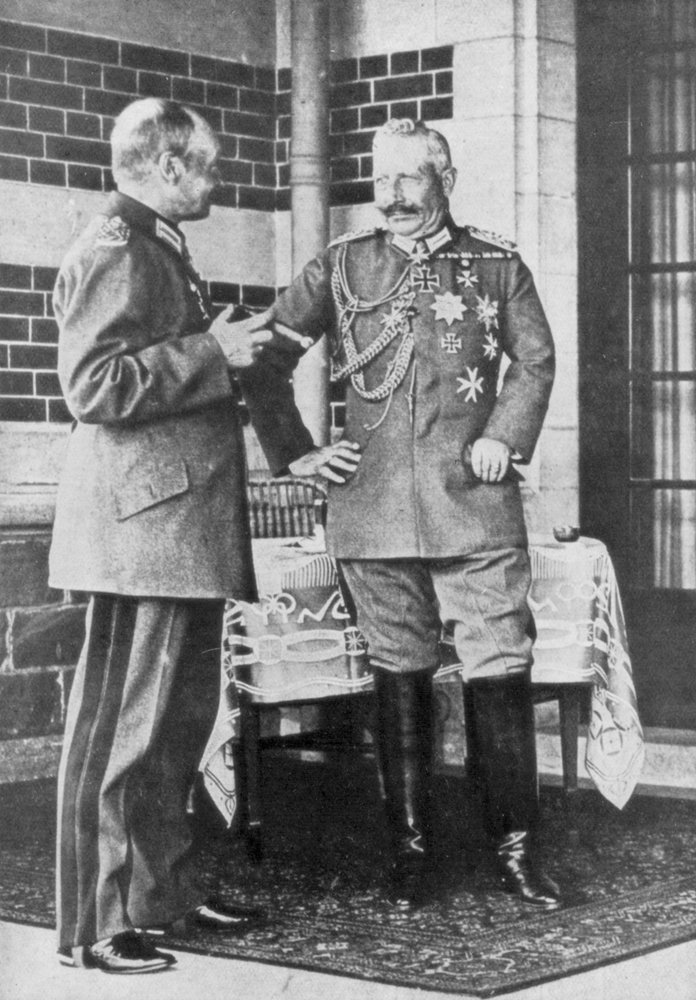 Kaiser Wilhelm II of Germany and Frederick Augustus III of Saxony