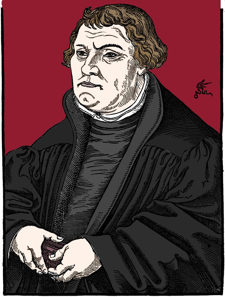 Martin Luther, German Protestant Reformer by Unbekannt