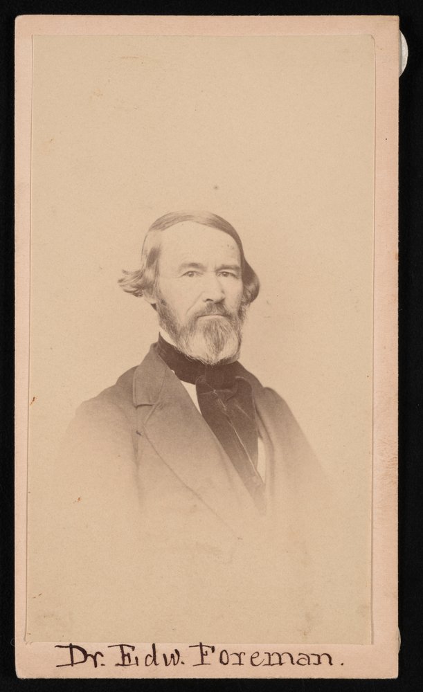Portrait of Dr. Edward R. Foreman 1808-1885, Before 1876