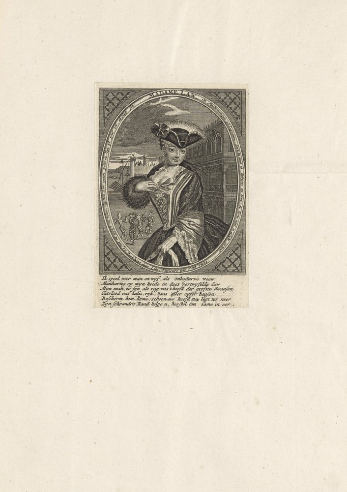 Portrait of Katherine Seigneur, née Knowles 1669-1747, John Law's wife