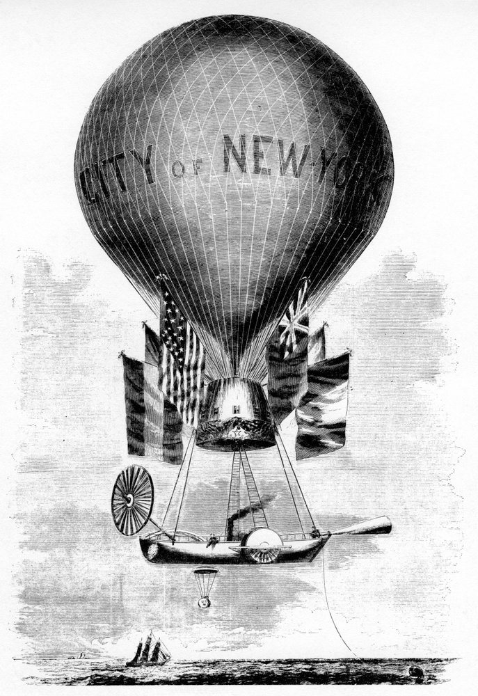 Professor Lowe's Balloon by Unbekannt: Buy fine art print