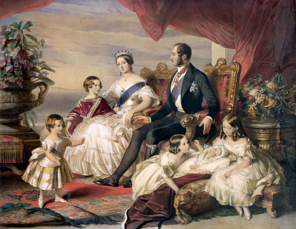 Queen Victoria and Prince Albert with Five of Their Children, 1846