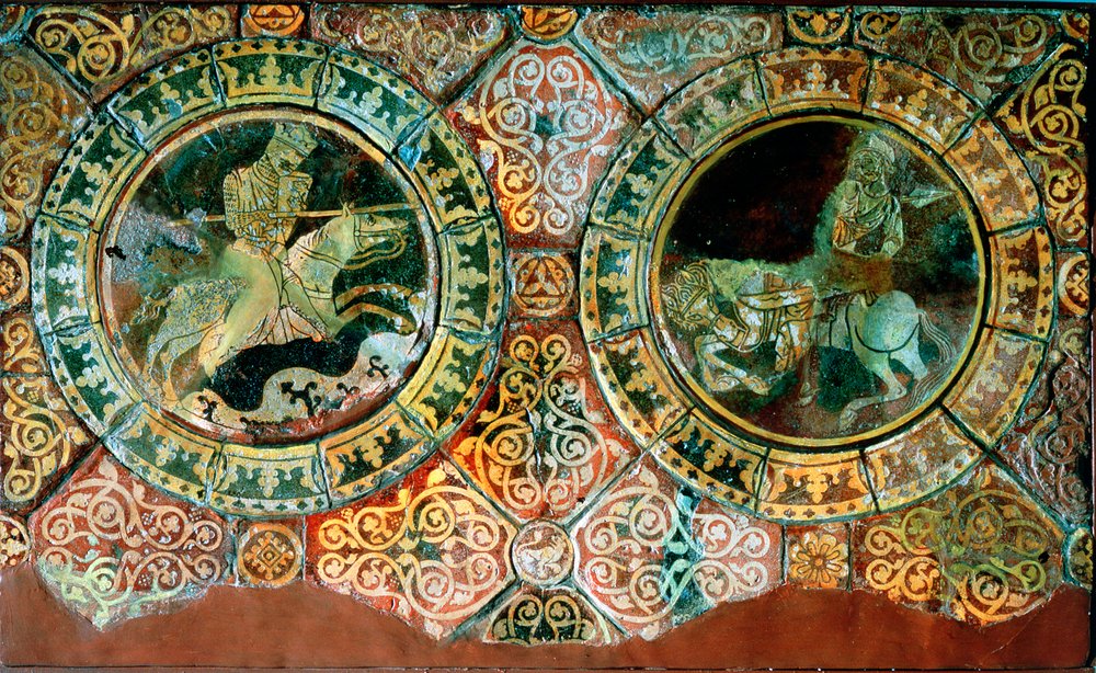 Richard the Lionheart and Saladin in Mounted Combat, 1191 13th Century