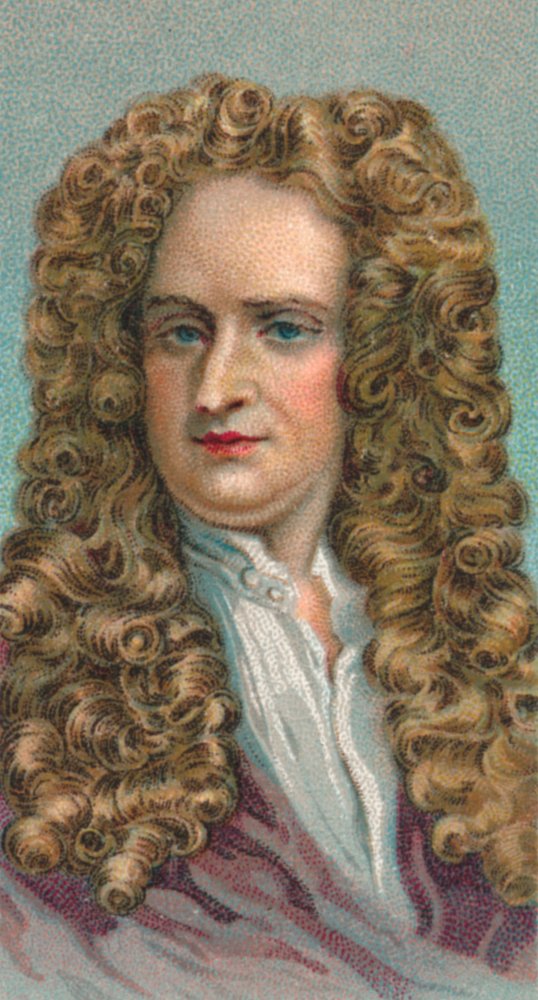 Sir Isaac Newton, English mathematician, astronomer and physicist